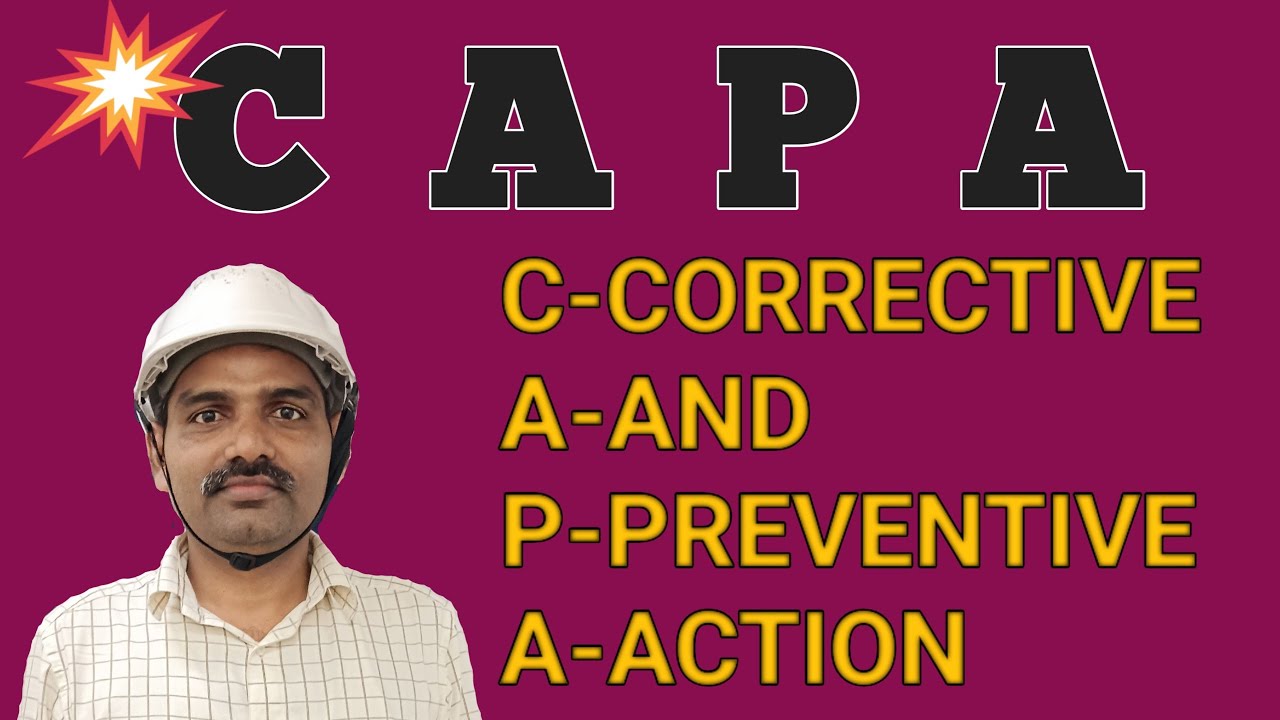 CAPA / Corrective and preventive action / what is CAPA - YouTube