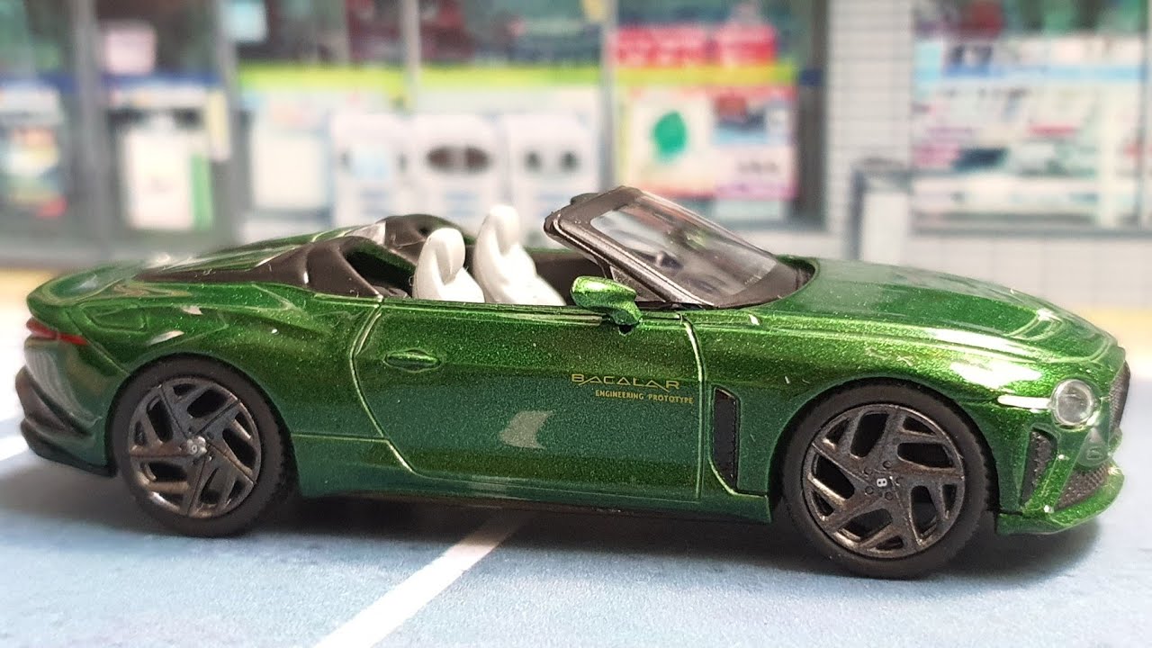 MINI GT Bentley Mulliner Bacalar Scarab Green / No. 492 Unboxing - YouTube