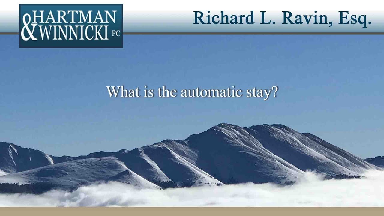 What is the automatic stay? - YouTube