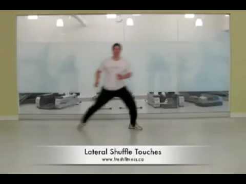 Calgary Personal Trainer - Lateral Shuffle Touches Exercise - YouTube