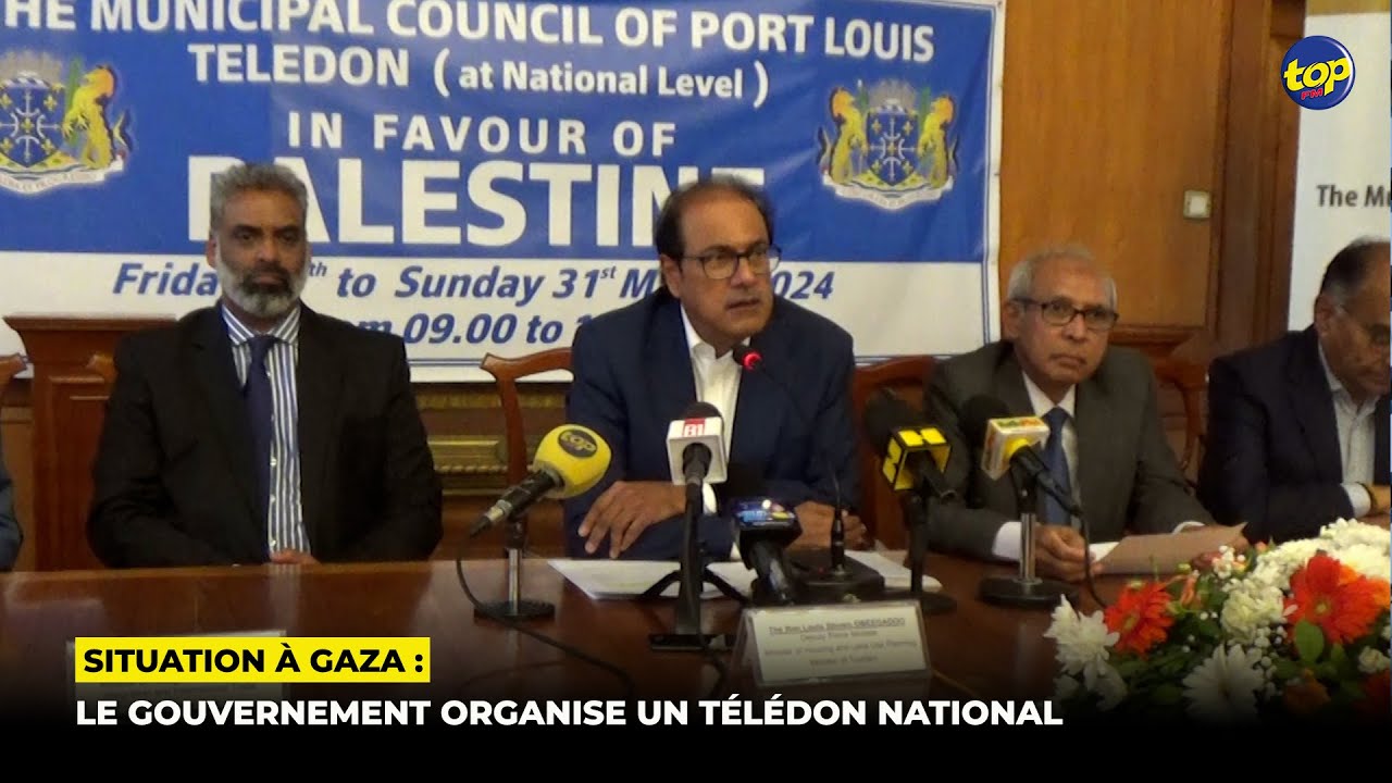 Situation à Gaza : le gouvernement organise un télédon national - YouTube