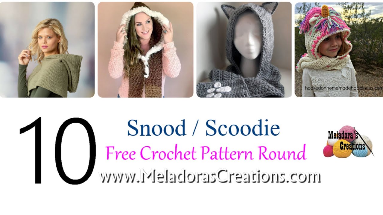 10 Free Crochet Snood And Scoodie Patterns You Need To Try! - YouTube