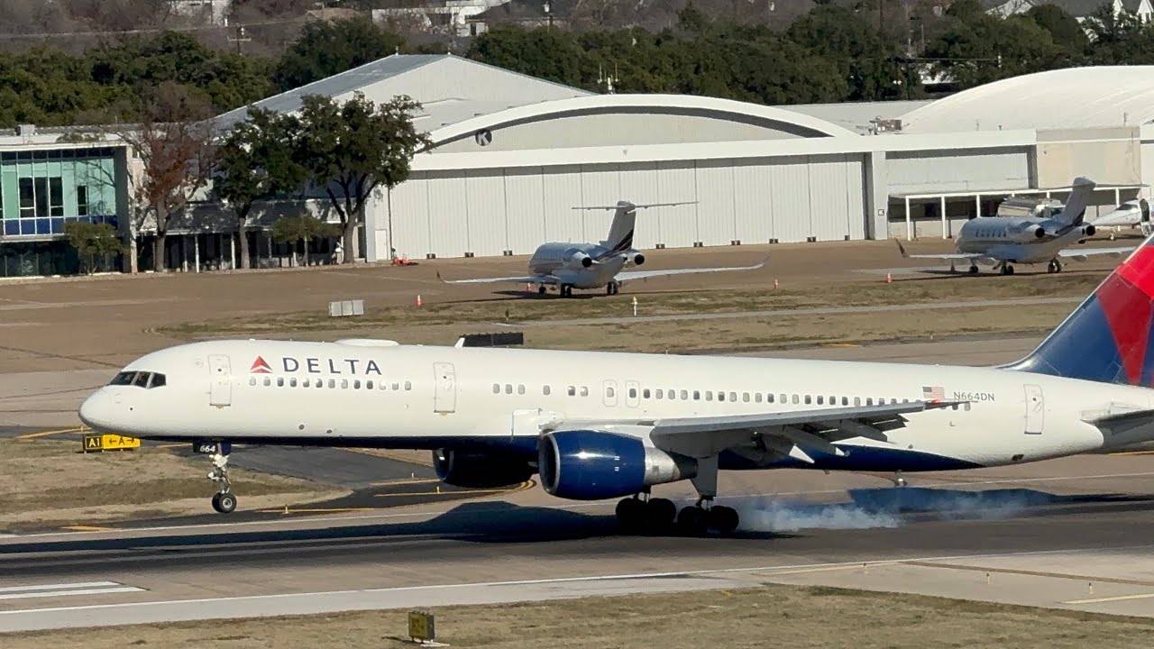 13 MINUTES of COLD PLANESPOTTING (FT. NBA 757!) | Dallas-Love Field ...