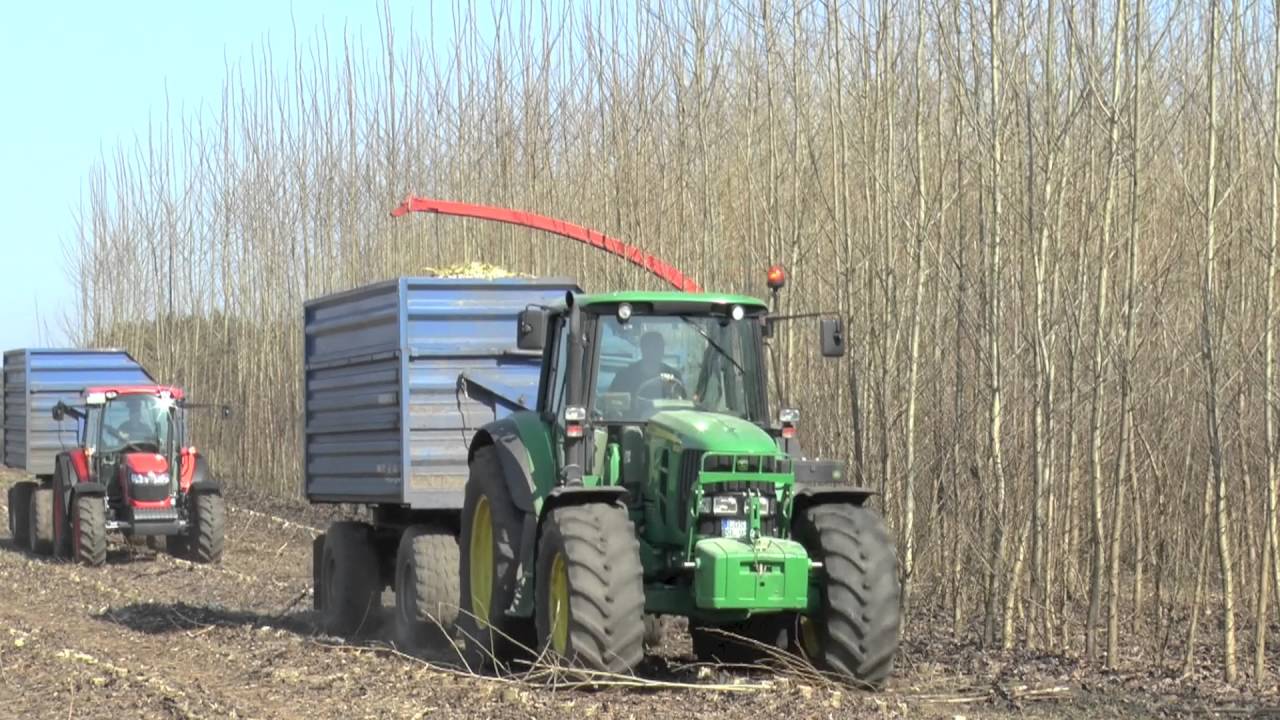 New mower-chipper (chopper short rotation forestry) for harvesting wood ...