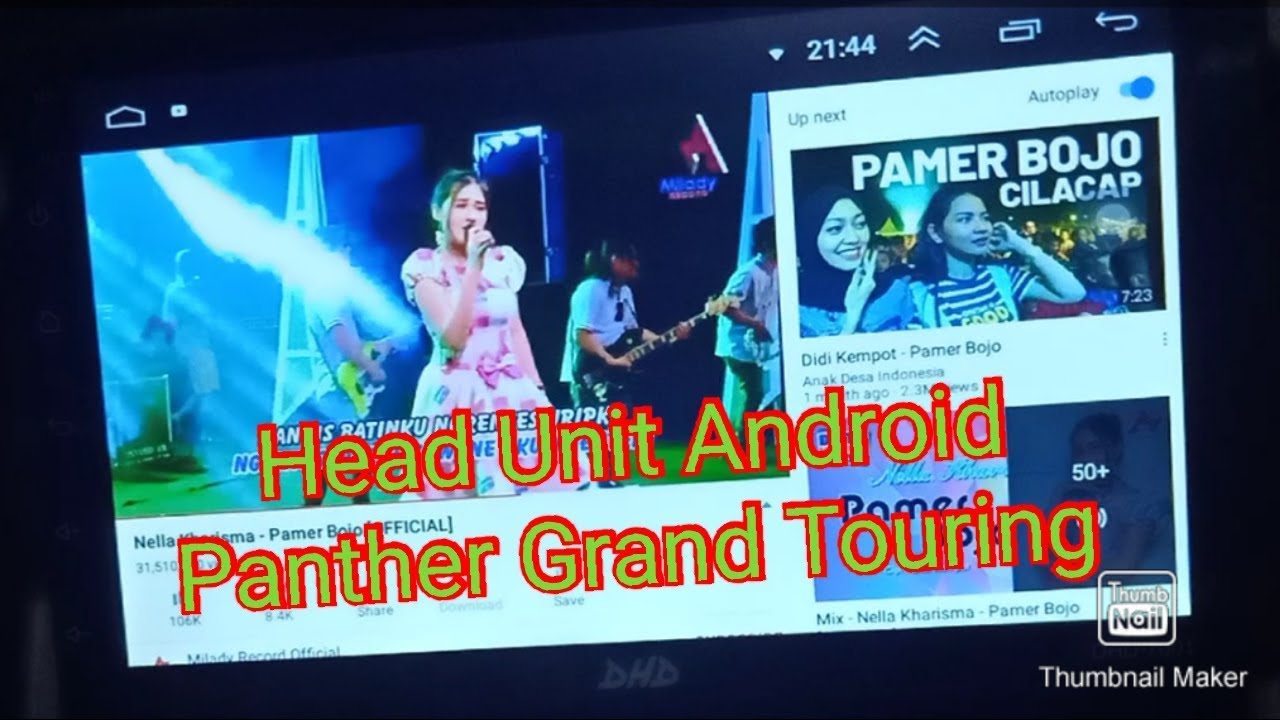 Head unit Android di Isuzu Panther - YouTube