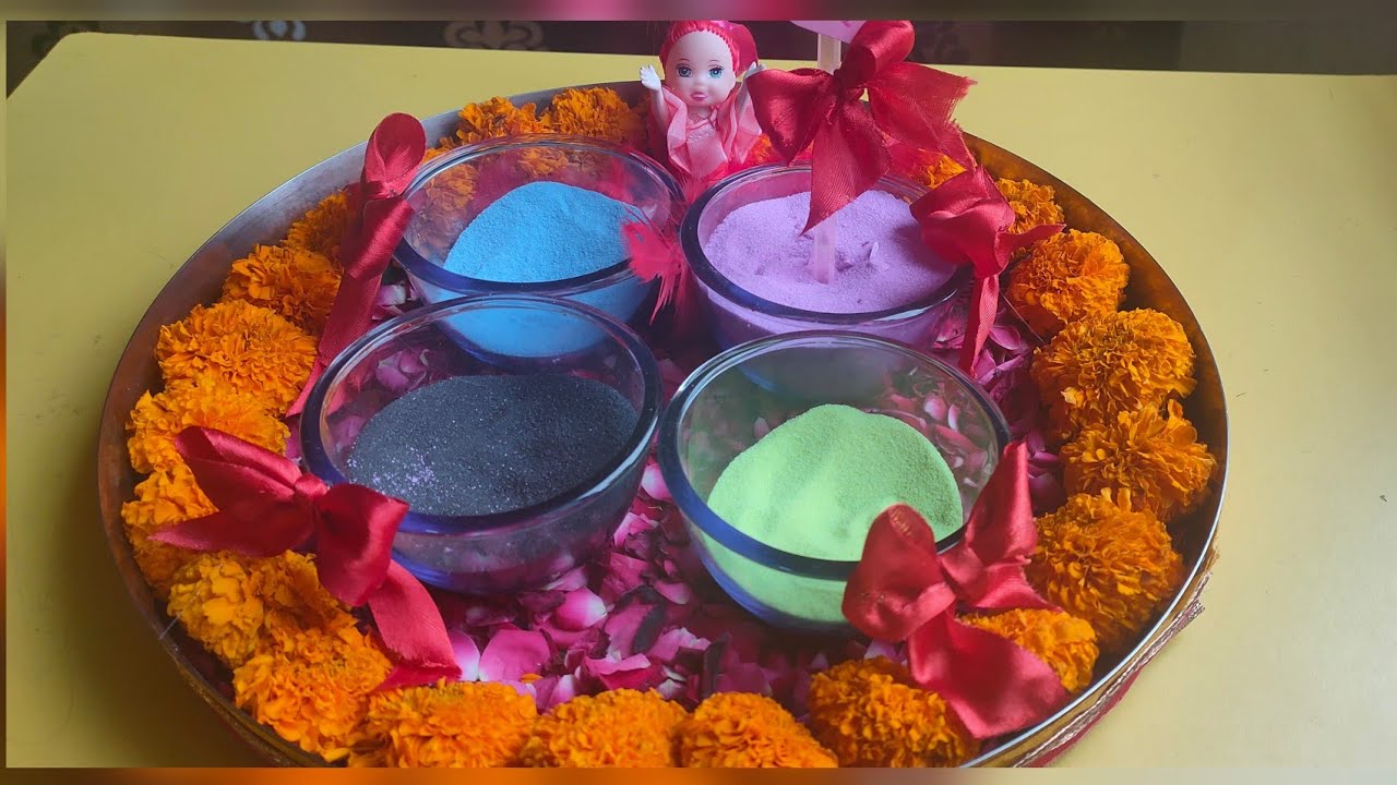 Holi plate decoration | holi thali decoration | holi 2021 | holi ...