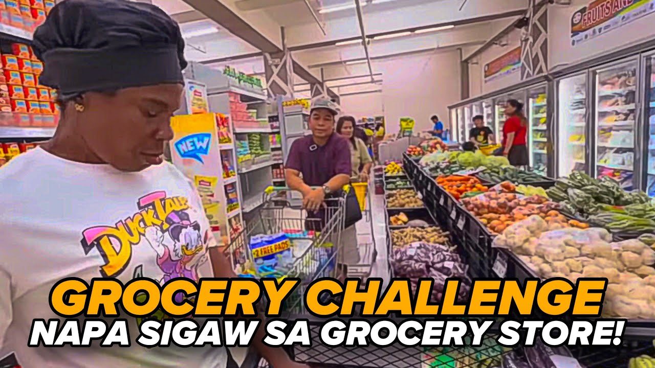 GROCERY CHALLENGE!!!NAPASIGAW SA GROCERY STORE - YouTube