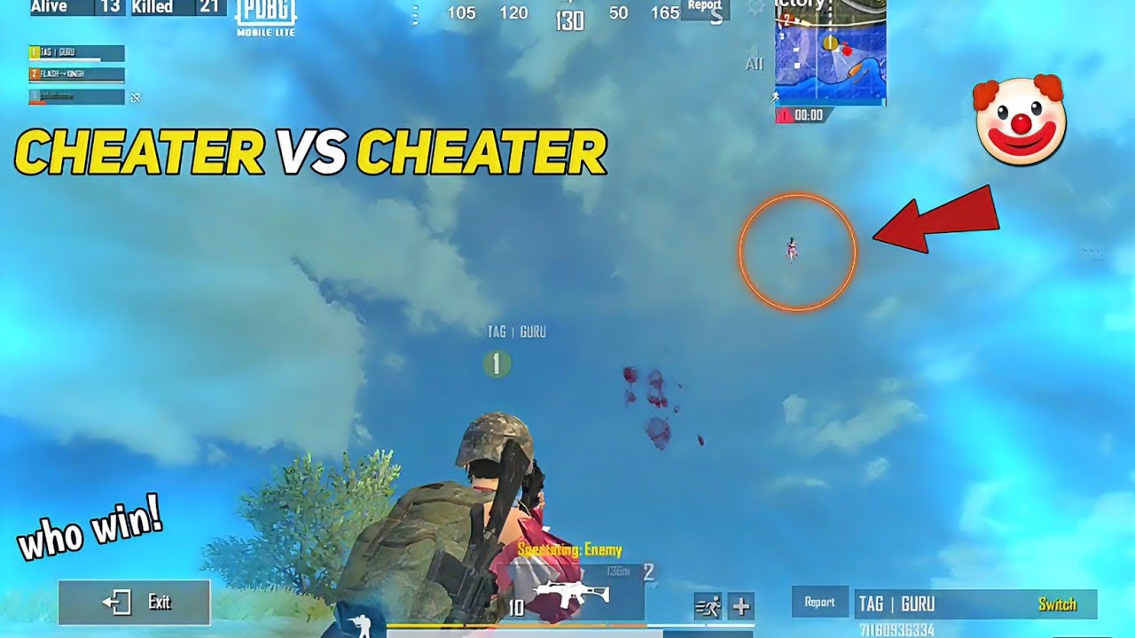 FLY CHEATER🤡 vs SPEED CHEATER🤡 WHO WiN? - PUBG MOBILE LITE - YouTube