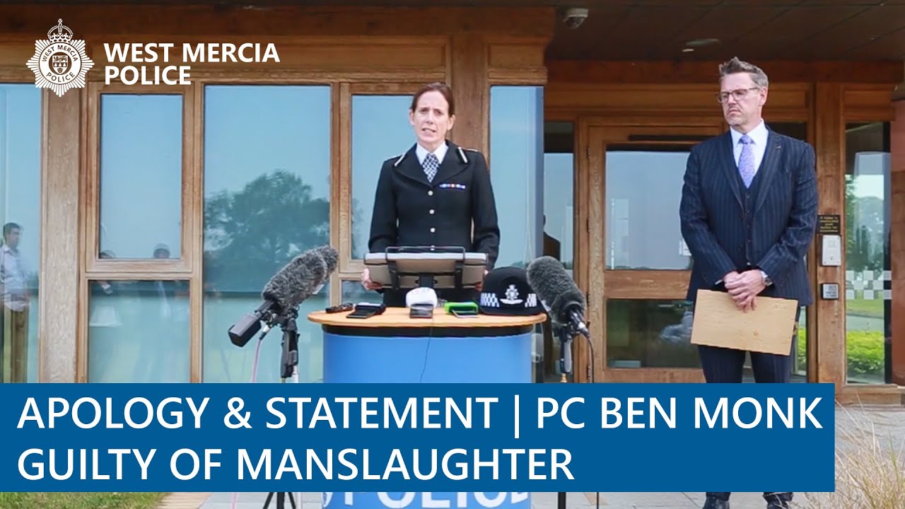 PC Ben Monk | Guilty of Manslaughter of Dalien Atkinson | Apology ...