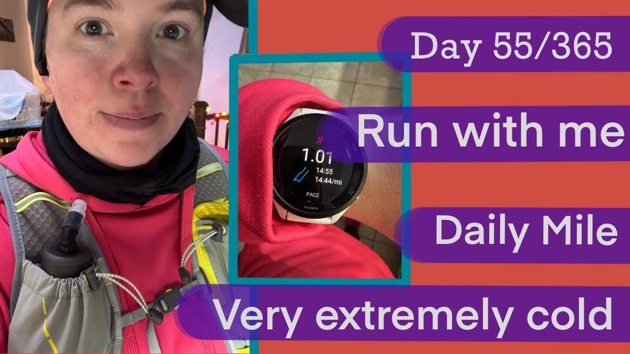 Day 55/365 | Brisk Run in Biting Cold: A Battle Against the Chill - YouTube