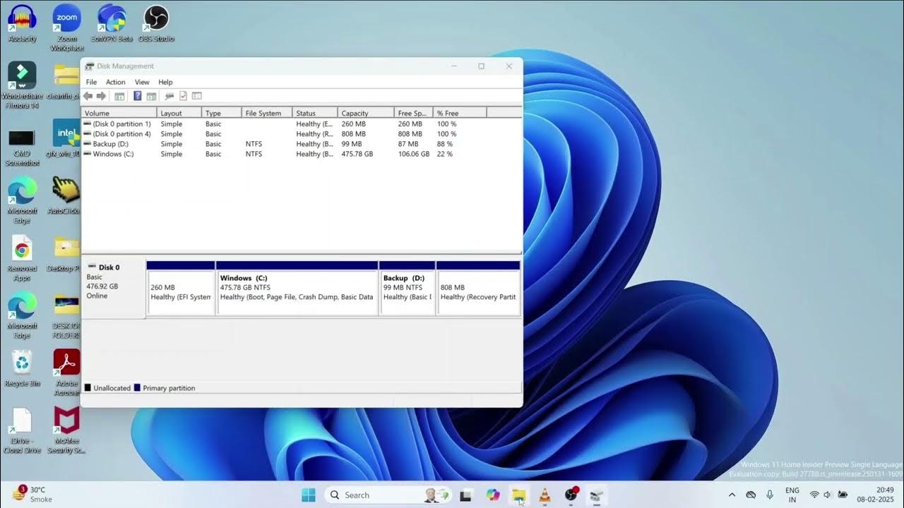 Windows 10 & 11 [Tutorial] - How To Partition Hard Drives - YouTube