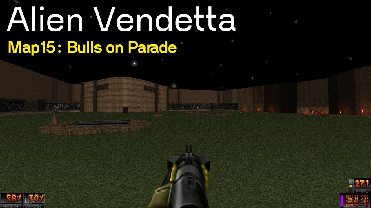 Doom 2 | Alien Vendetta, map 15: Bulls on Parade (secret exit) - YouTube