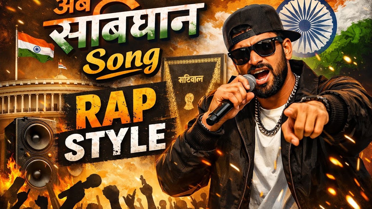 26 jan 1950 को हुआ🙏 संविधान लागू। हिंदी rap song 🎤 - YouTube