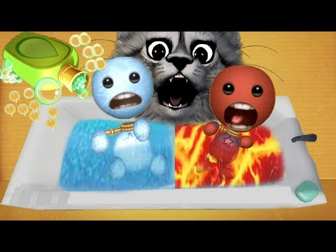 Arkadaşımı KAYNAR SUDA BANYO YAPTIRDIM🛁 Kick the Buddy