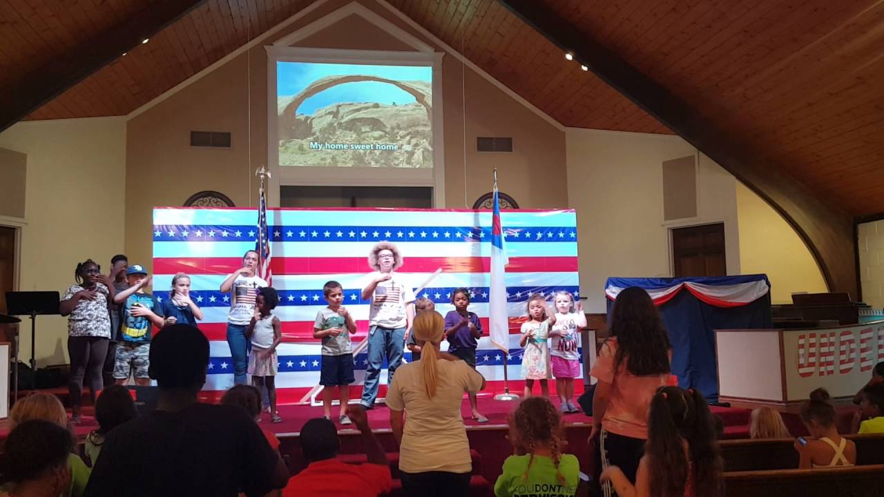 God Bless America in sign language - YouTube