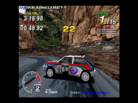 Sega Rally Championship Pro Drivin' (Model 2) Gameplay - YouTube