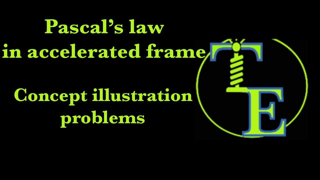 Concept illustration problems | Pascal’s law in accelerated frame ...