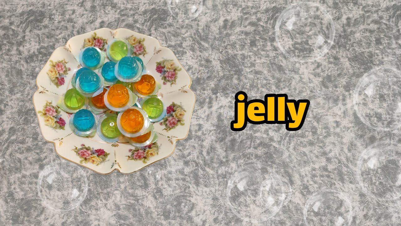 unboxing sweet|filling platter with jelly|unpacking jelly 😋|asmr video ...