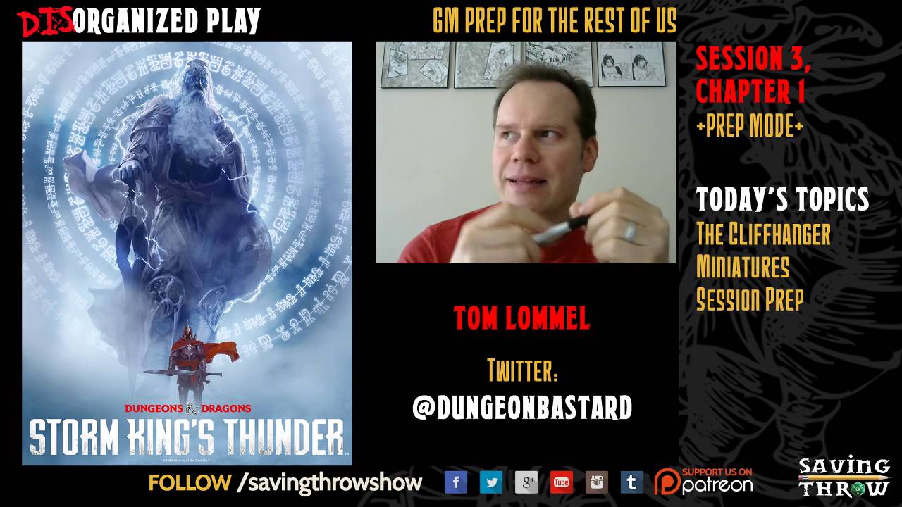 Disorganized Play - GM Prep w/ Tom Lommel - Episode 6 - YouTube