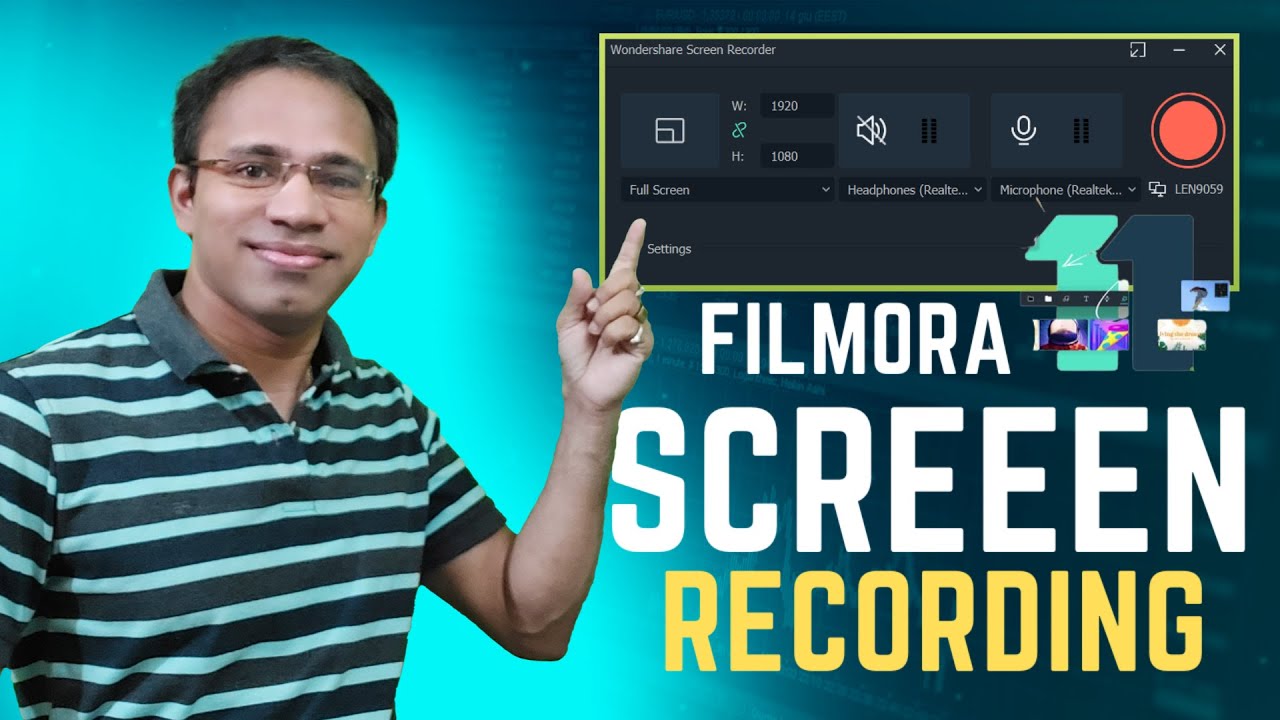 Record Your Screen in Filmora 11 | Screen Recorder Tutorial For ...