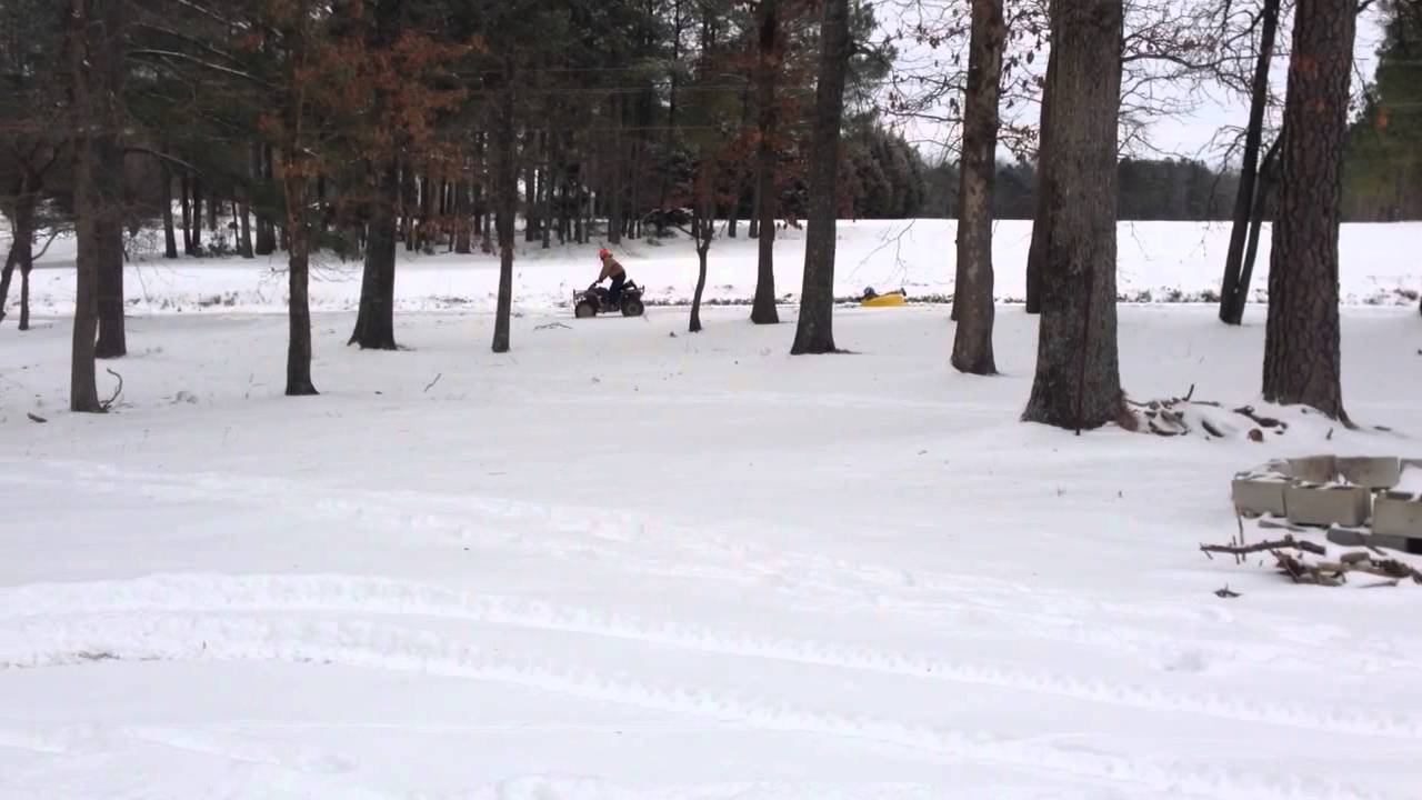 January 2014 Snow Wilson, NC - YouTube