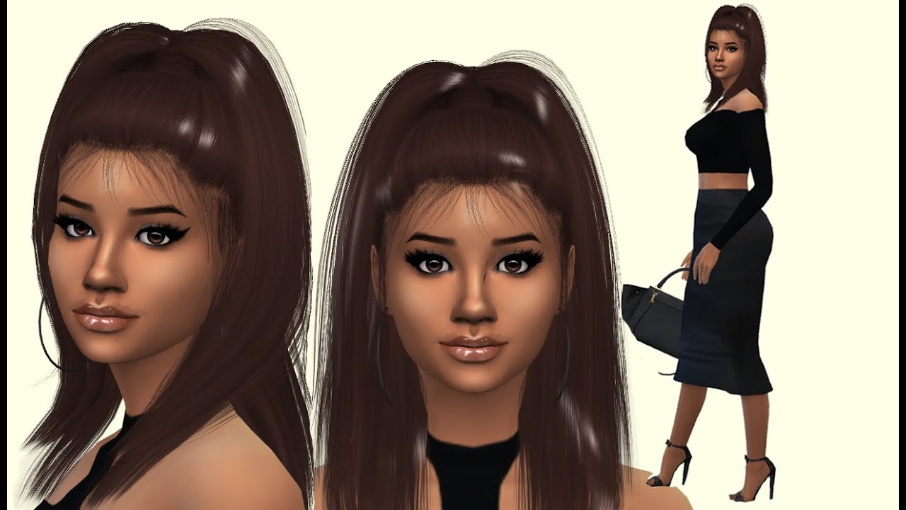 Brooke | CAS | Sims 4 + CC LINKS - YouTube