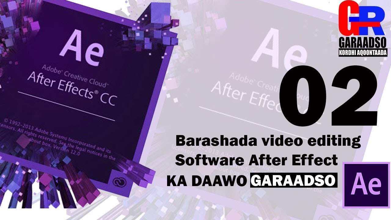 Barashada after effects casharkii 2aad | basic animation ,bilowga ...