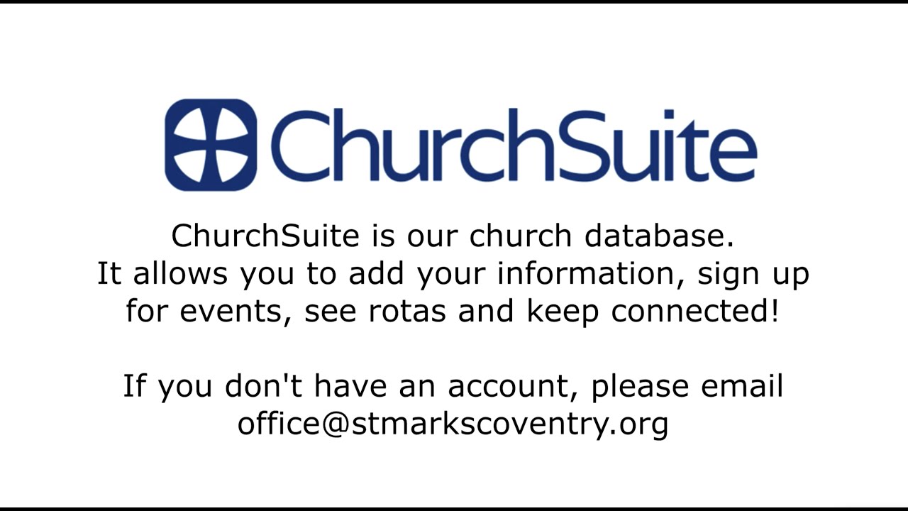 ChurchSuite - How-to Video - YouTube