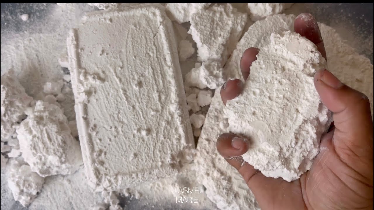 Gym Chalk Crumbling - Plain Jane Slab Collab w/ @chalkcrushesasmr ...