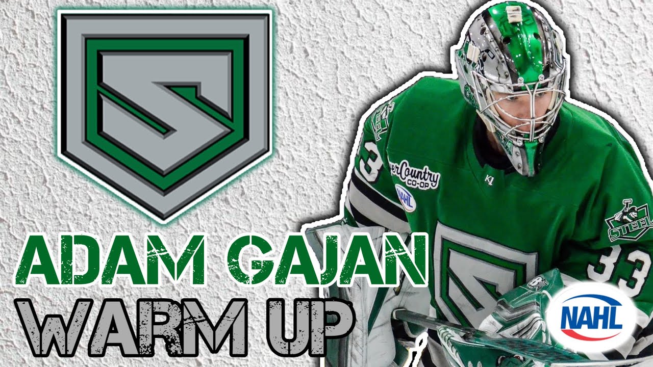 Adam Gajan Warm Up | Chippewa Steel | NAHL - YouTube