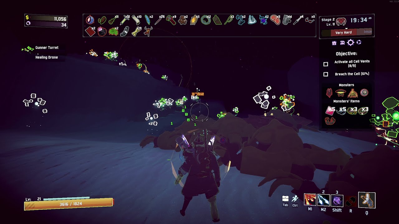 Risk of Rain 2: artifact of sacrifice + void fields + razorwires ...