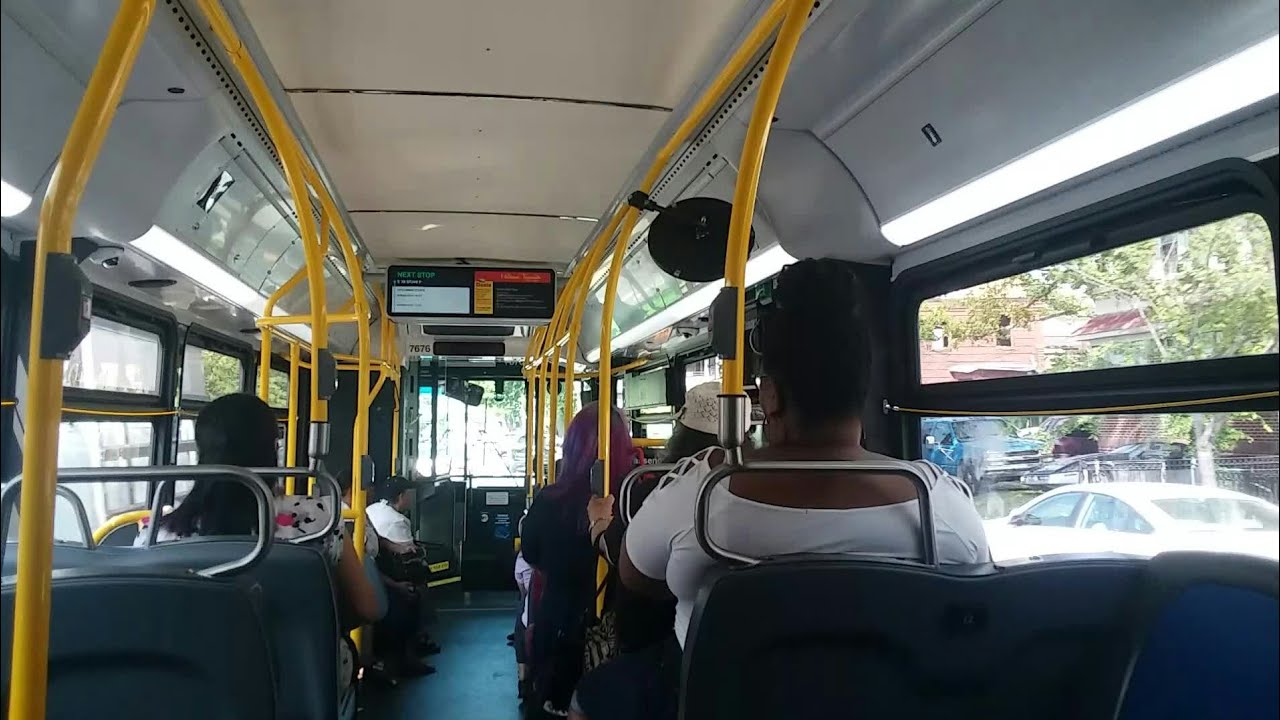 MTA Bus: On Board- 2018 New Flyer XD40 #7676 B82 Local to Stiwell ...