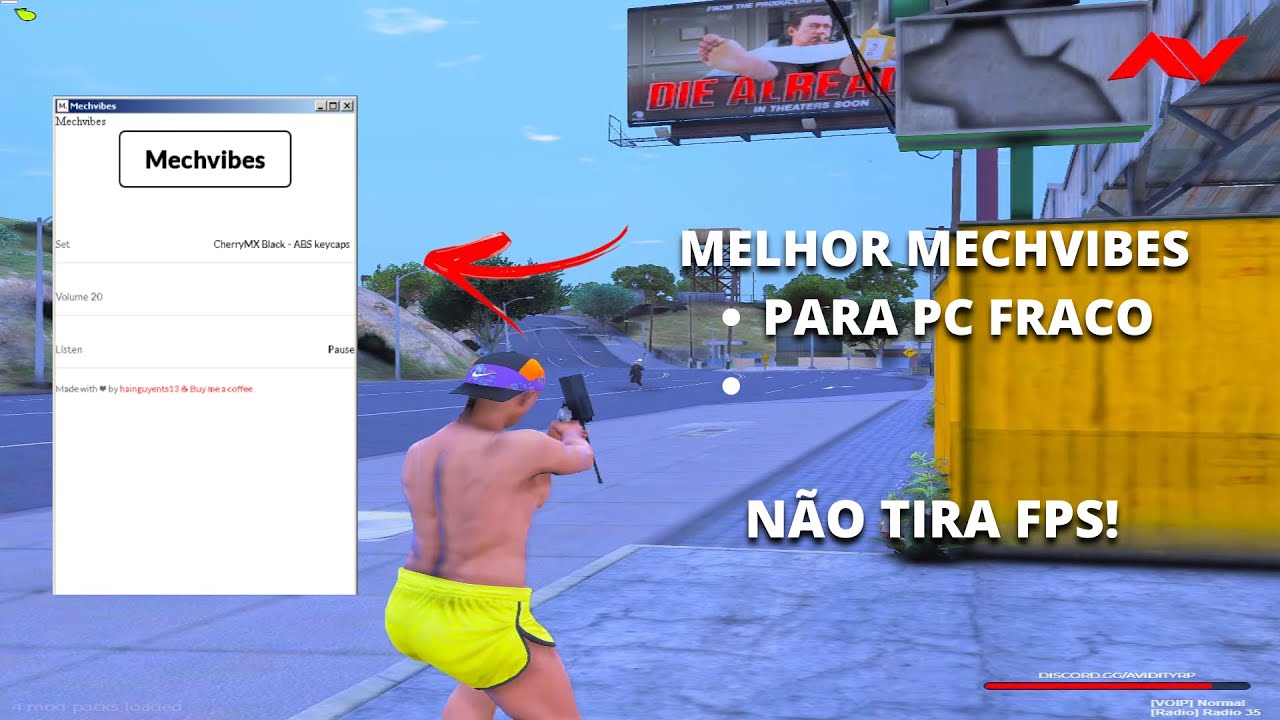 SAIU MELHOR MECHVIBES LITE PRA PC FRACO! NAO TIRA FPS EM JOGOS +FPS ...