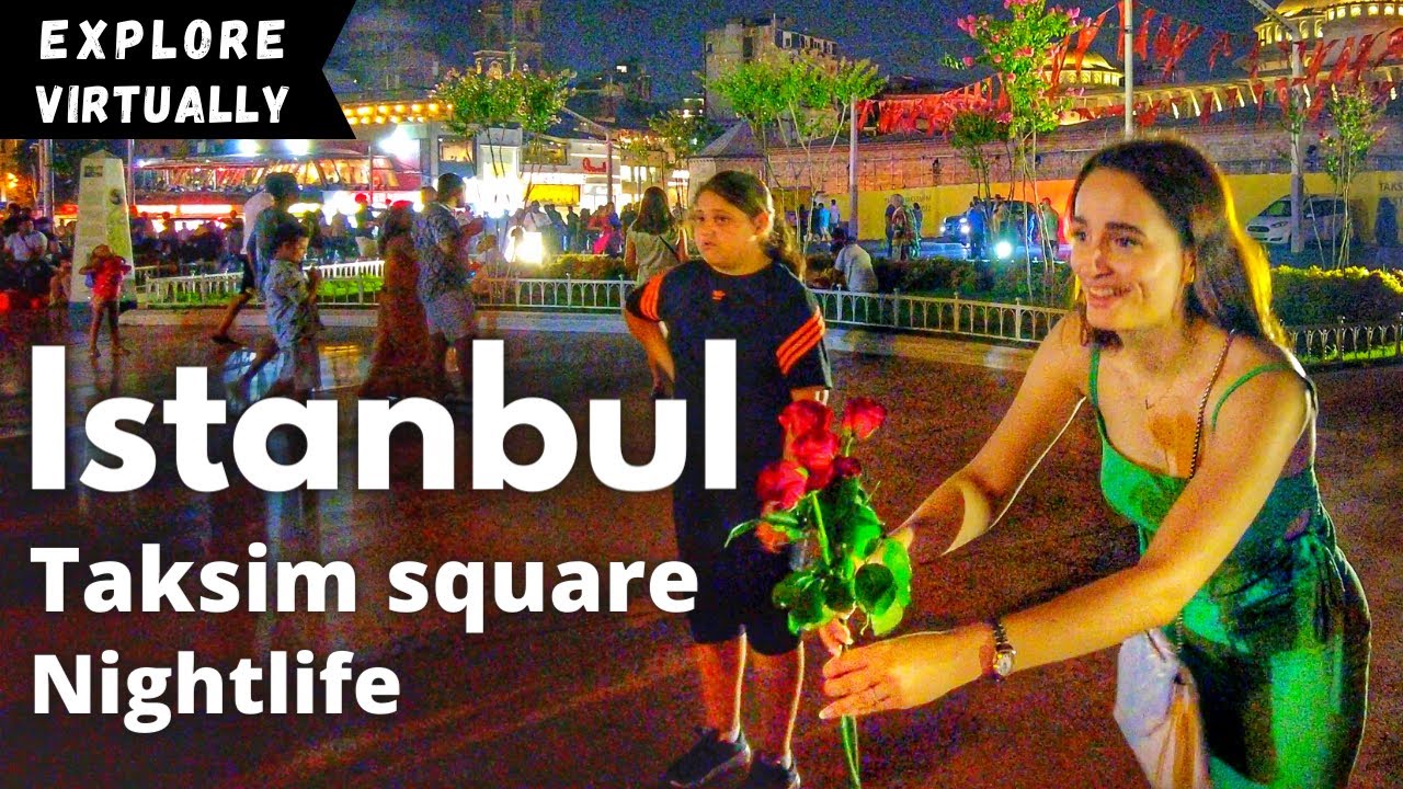 [4K] Istanbul taksim square nightlife | walking tour | Turkey - YouTube