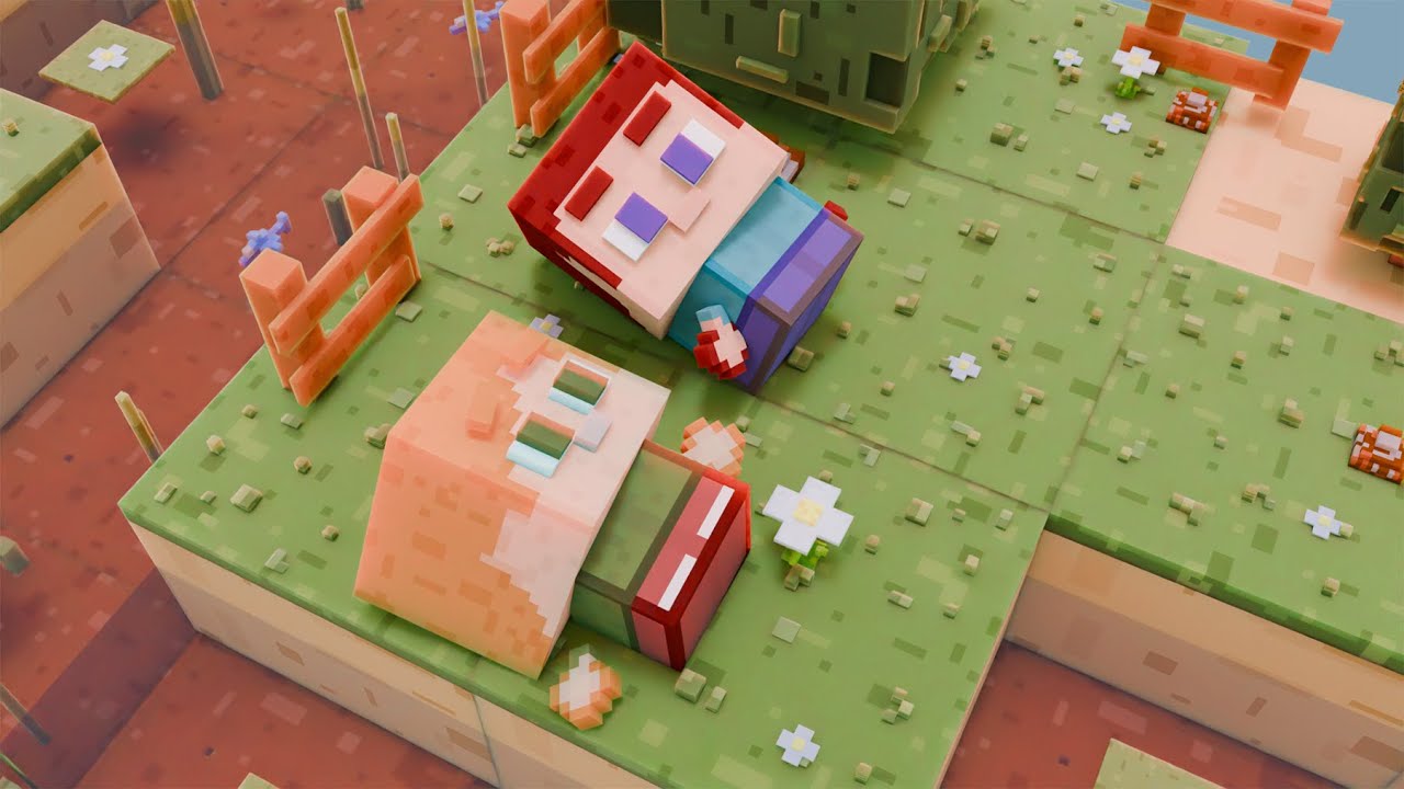 try Pickup line or sleep ''Steve and Alex Minecraft Animation" - YouTube