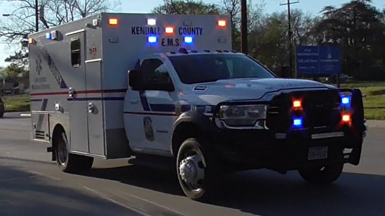 Kendall County EMS Medic 1 Responding - YouTube