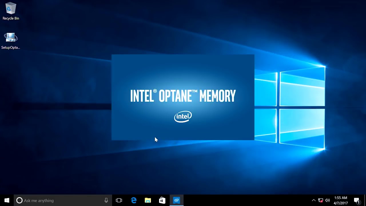 How to Install Upgrade and Manage Intel® Optane™ Memory in Windows® 10 ...