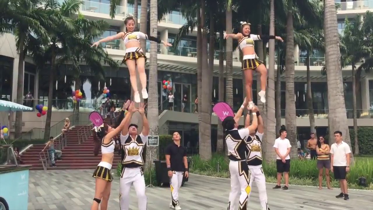 Invincible Cheerleading - W Hotel 3rd Anniversary (6pax) - YouTube