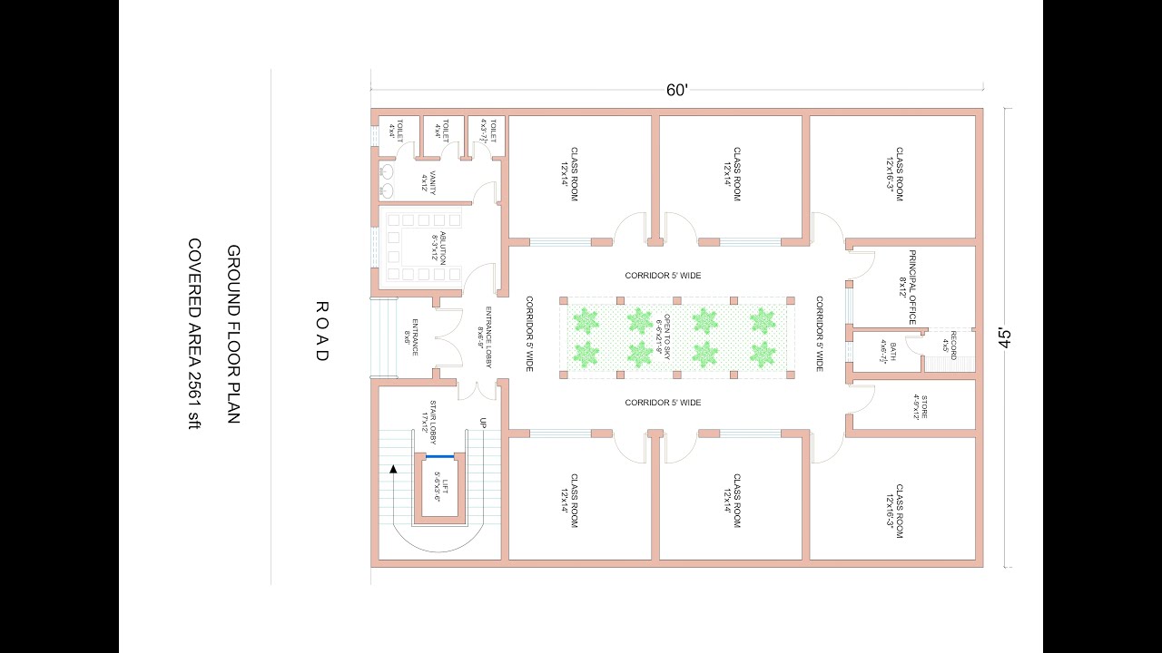 Madrassa Plan /Islamic Education institute/ cad tutorial #15 - YouTube
