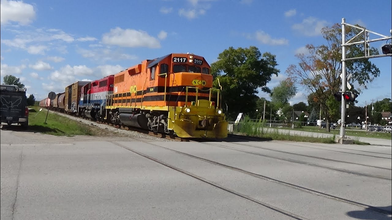 Chasing Train On The Goderich Exeter Railway - YouTube