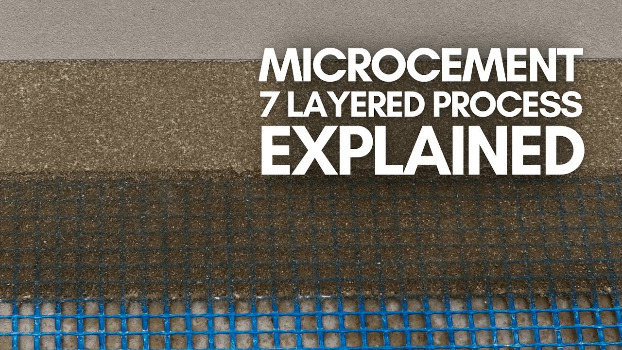 The 7 Layer Process Behind Our MicroCement - YouTube