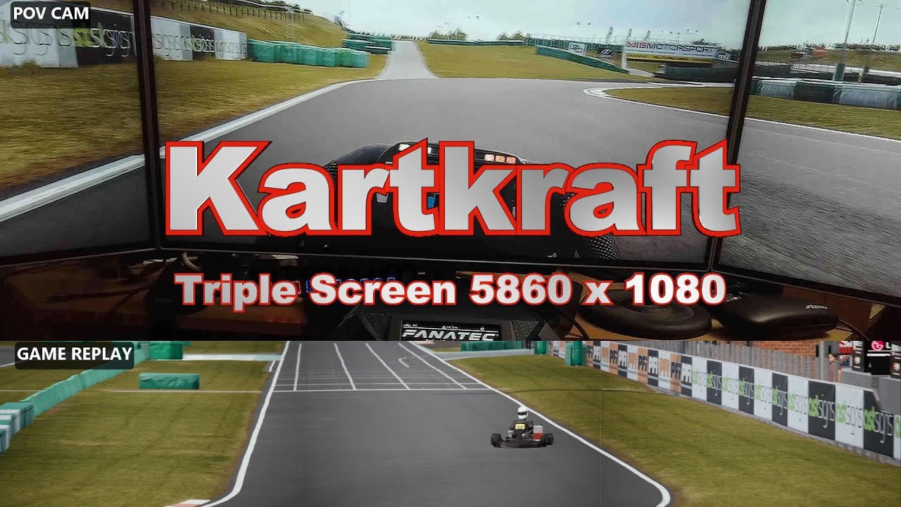 Kartkraft Triple Screens - 5860 x 1080 - RTX 3090 - YouTube