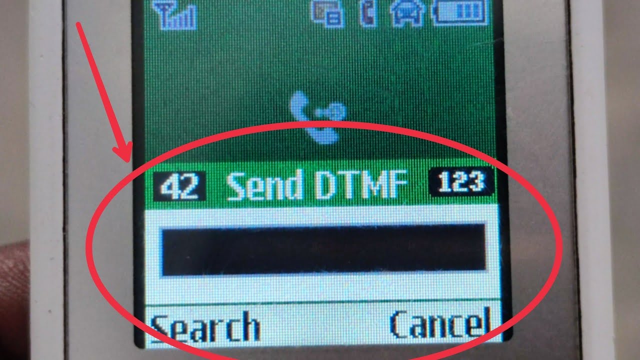 How To Send DTMF Calling in Samsung Guru GT E1200Y - YouTube