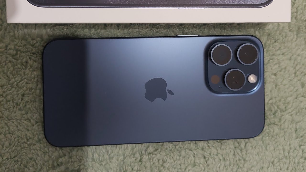 iPhone 15 Pro Max Blue Titanium Unboxing, Comparison & First ...