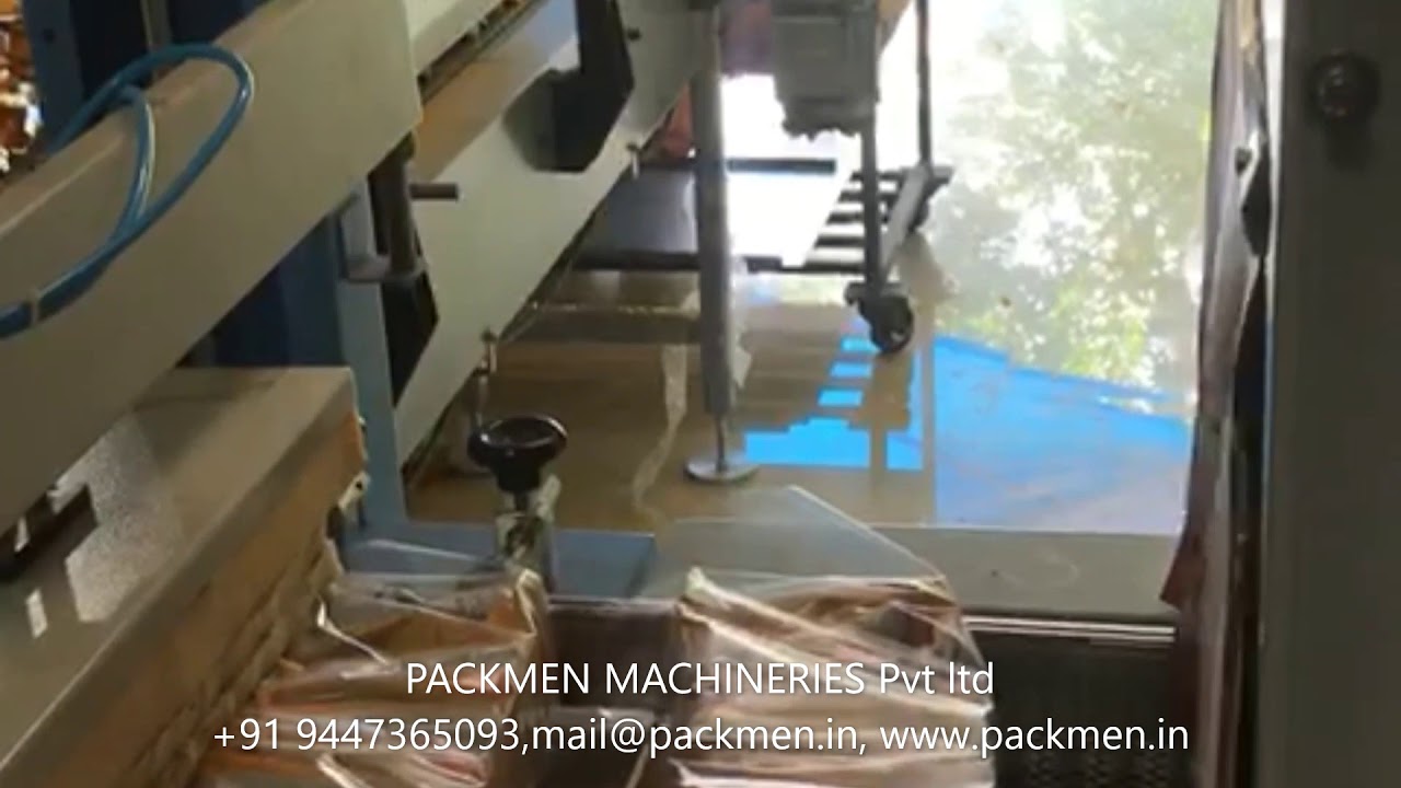 secondary packing machine for chain type pouches/bundle packing machine ...