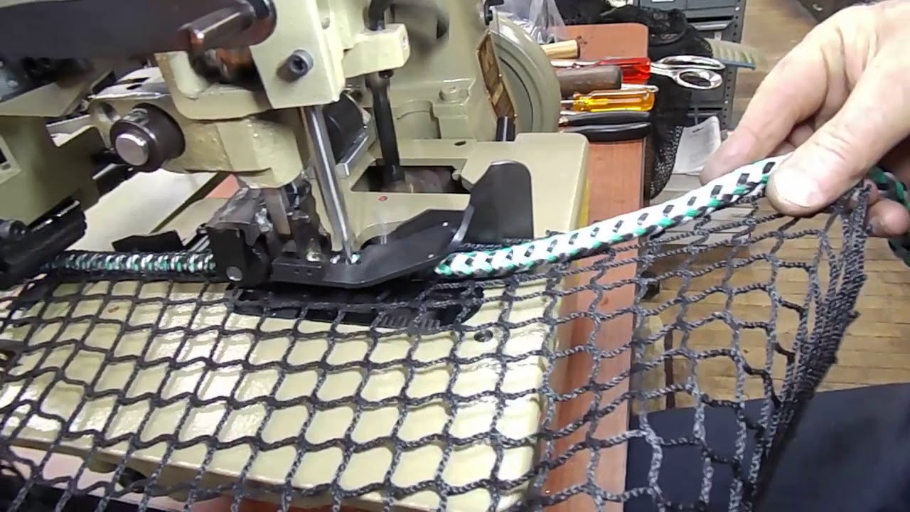 Sewing Lead Rope and Netting for Pacific Netting - YouTube