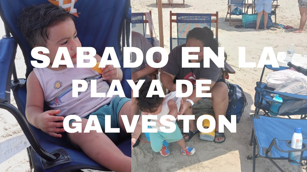 VLOG/ PLAYA EN GALVESTON 🩴🥽🏖️PRIMERA VES QUE GAEL CONOCE EL MAR 🏖️ ...
