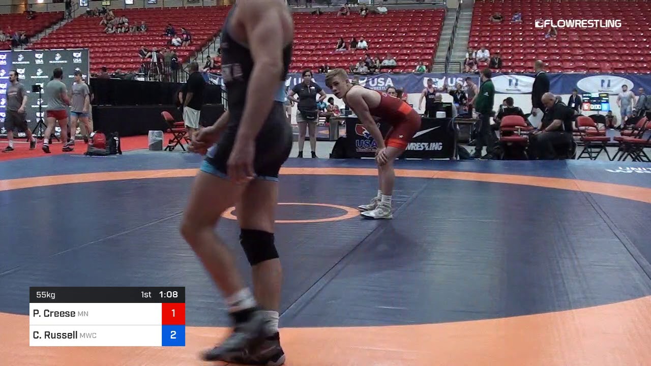 55 Kg 5th Place PAXTON Creese Minnesota Storm Vs Camden Russell MWC ...