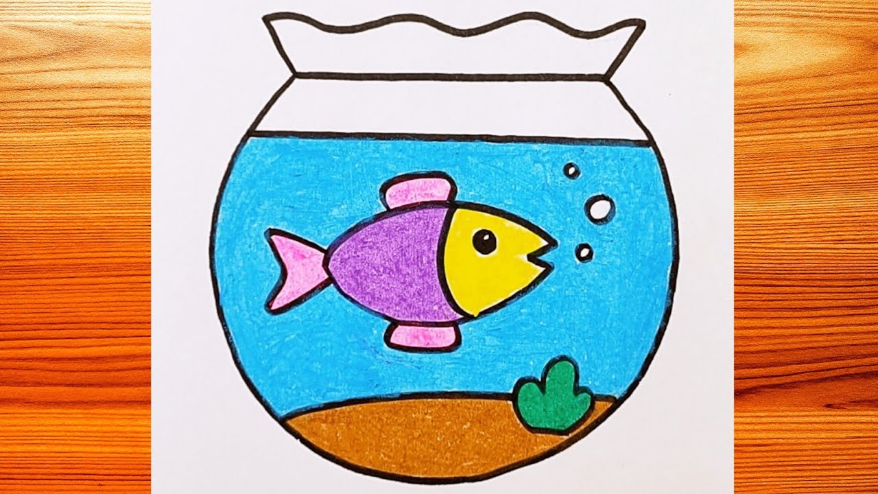 Fishbowl Drawing Easy for Beginners - YouTube