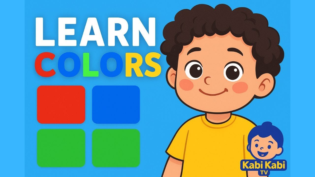 Colors Around Me 🌈 | Learn Colors for Kids (Red, Blue, Green) | Kabi ...